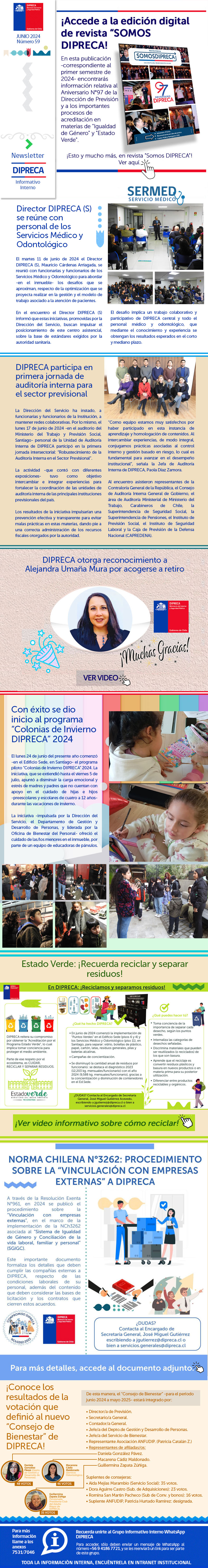 DIPRECA NEWSLETTER INFORMATIVO | JUNIO 2024